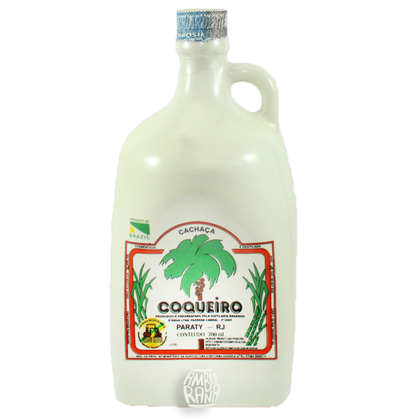 Cachaça Coqueiro Cerâmica Tradicional 700ml | Amburana