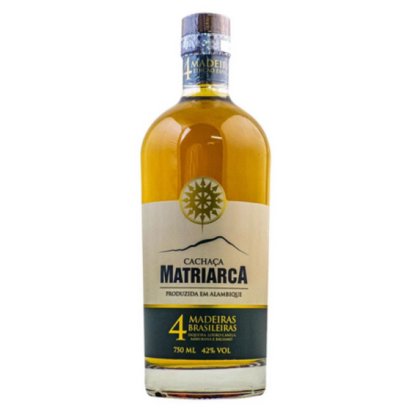 CACHAÇA MATRIARCA BLEND 4 MADEIRAS 750ML | Amburana CACHAÇA MATRIARCA BLEND 4 MADEIRAS 750ML | Amburana