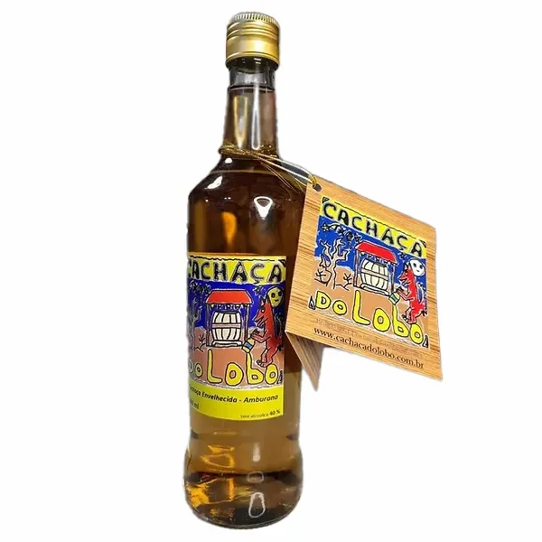 Cachaça do Lobo Amburana 750ml na Amburana.com